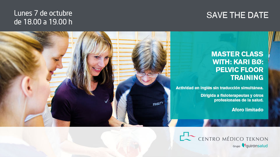 MASTER CLASS WITH: Kari Bø: pelvic floor training | Quirónsalud